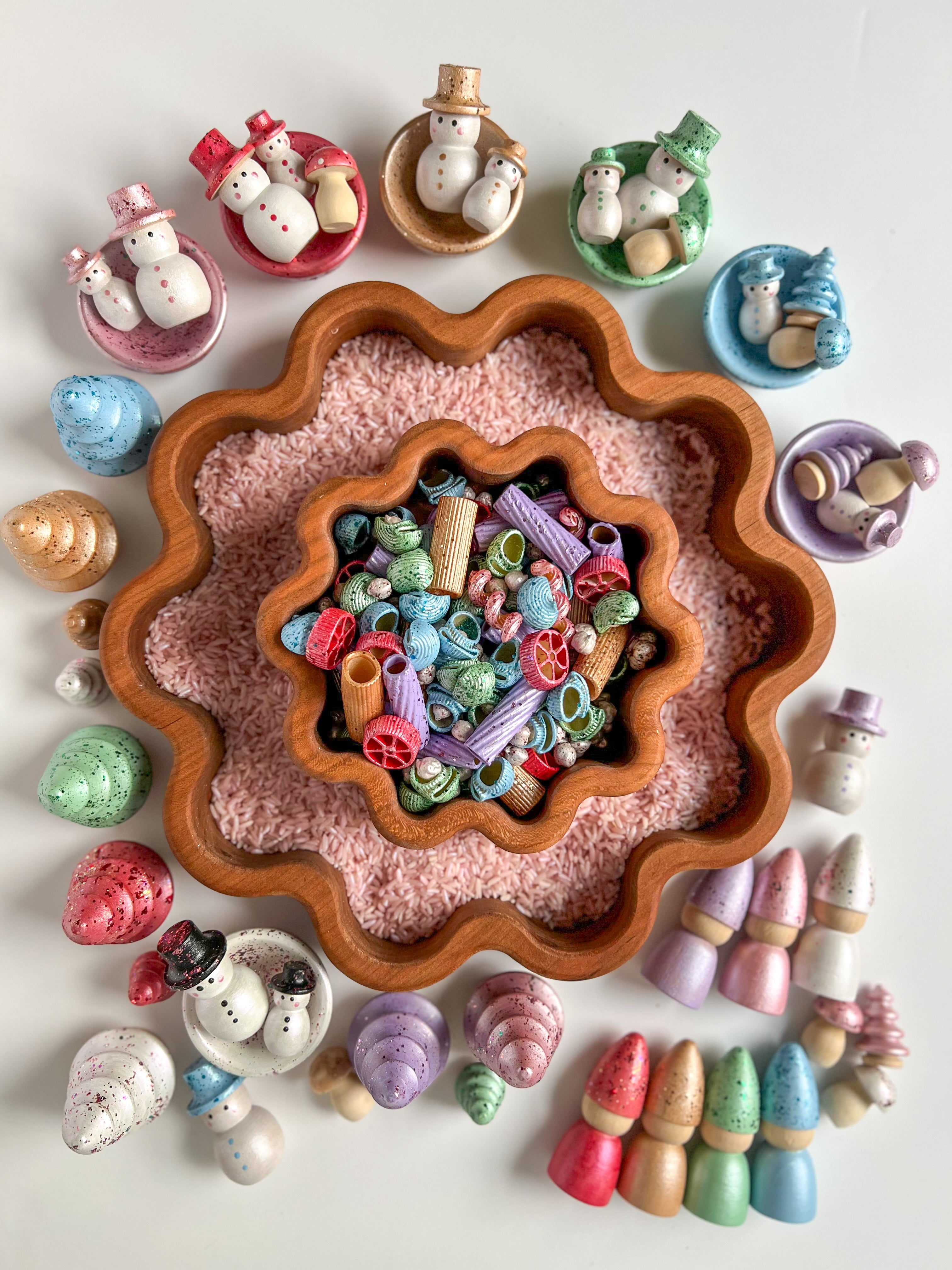 Mrs. Claus’s Candy Shop Sensory Bin Filler – Hippie Hooray Sensory Play