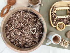 Coffee Coffee Coffee Sensory Bin Filler – Hippie Hooray Sensory Play