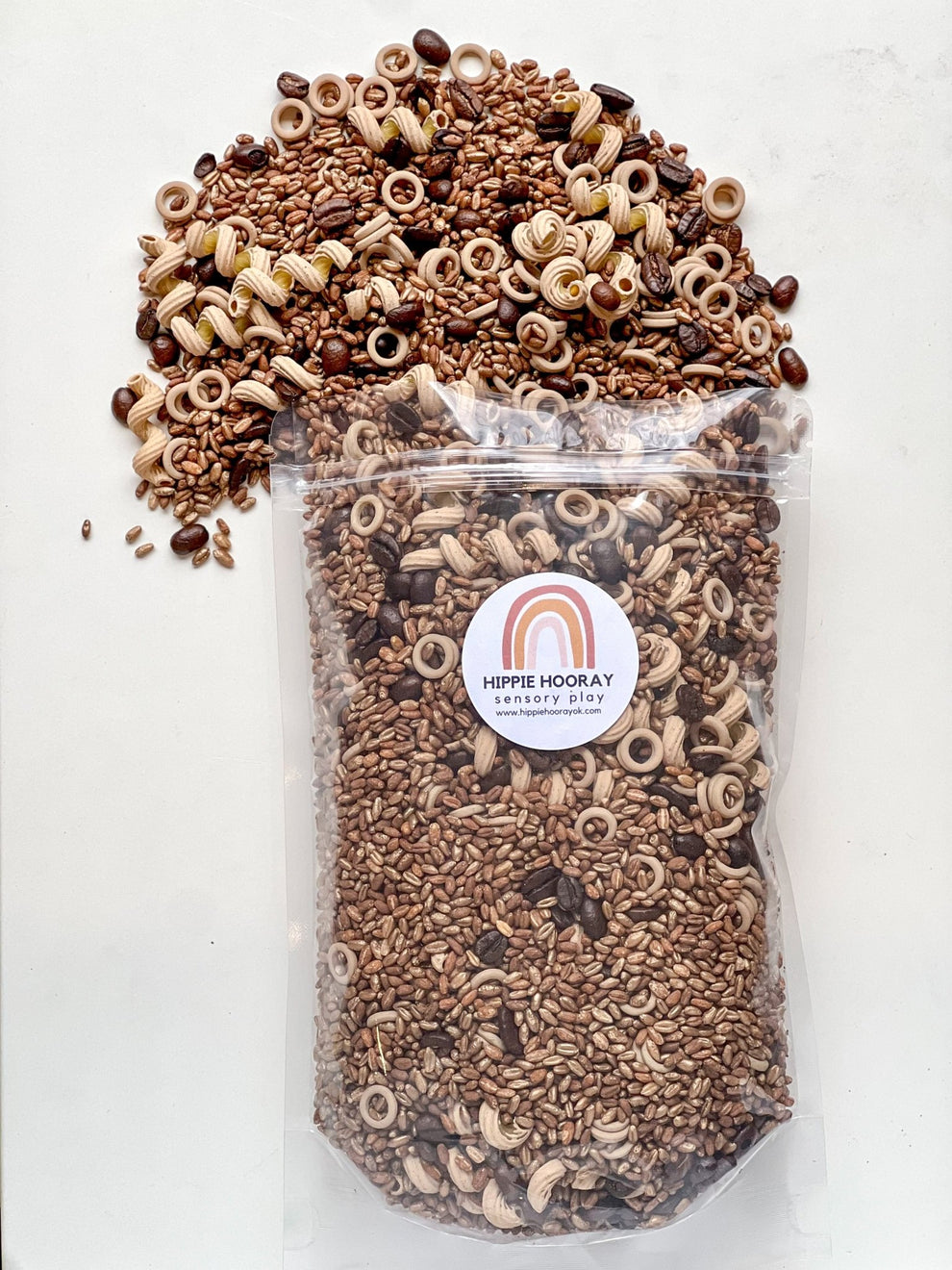 Coffee Coffee Coffee Sensory Bin Filler – Hippie Hooray Sensory Play