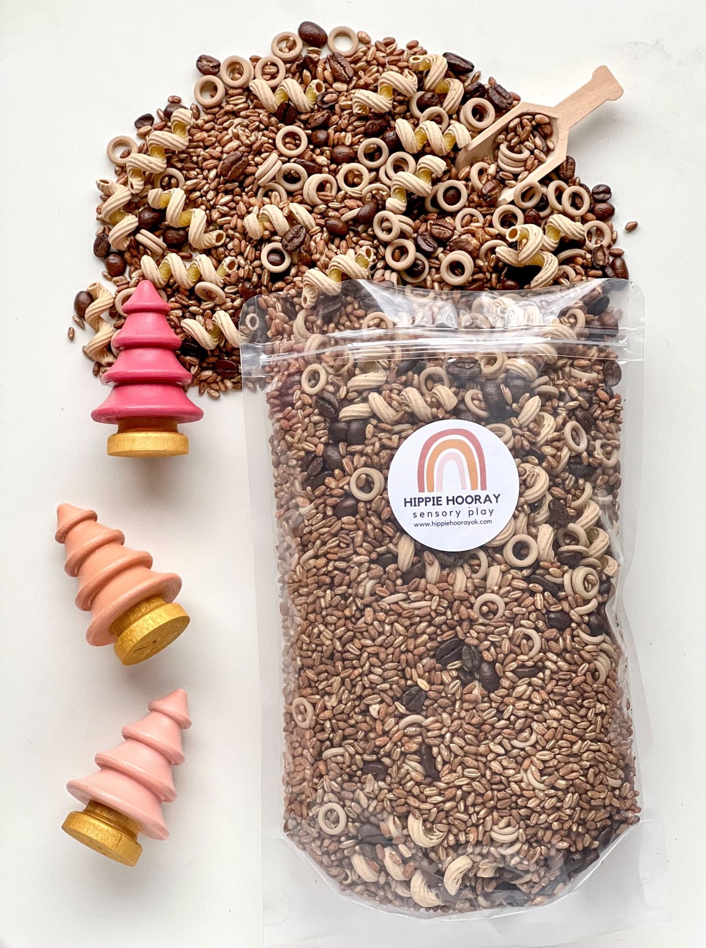 Coffee Coffee Coffee Sensory Bin Filler – Hippie Hooray Sensory Play